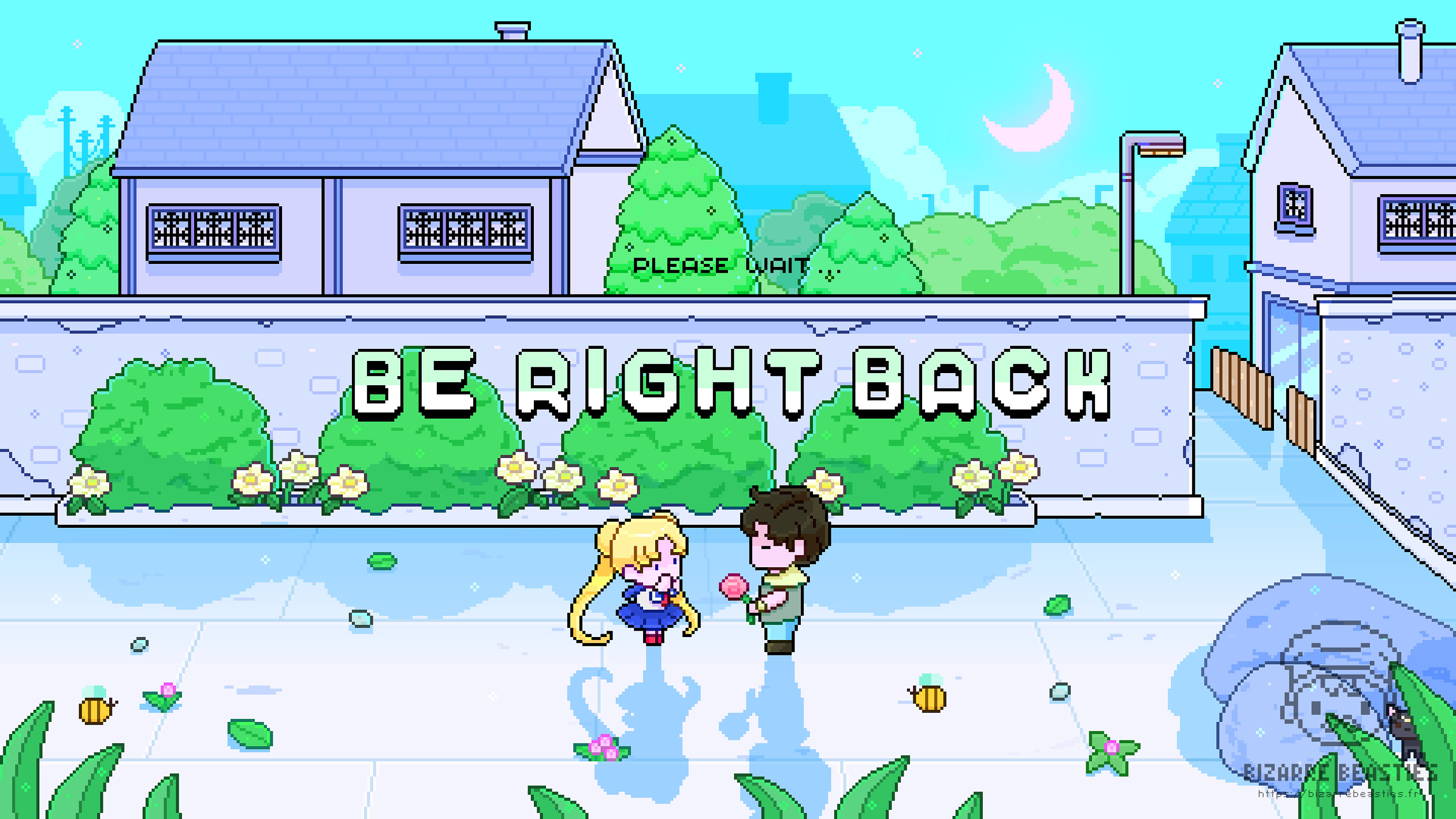4x Cute Premium Animated Twitch Offline Banners ~ 8bit Pixel Art Stream ...