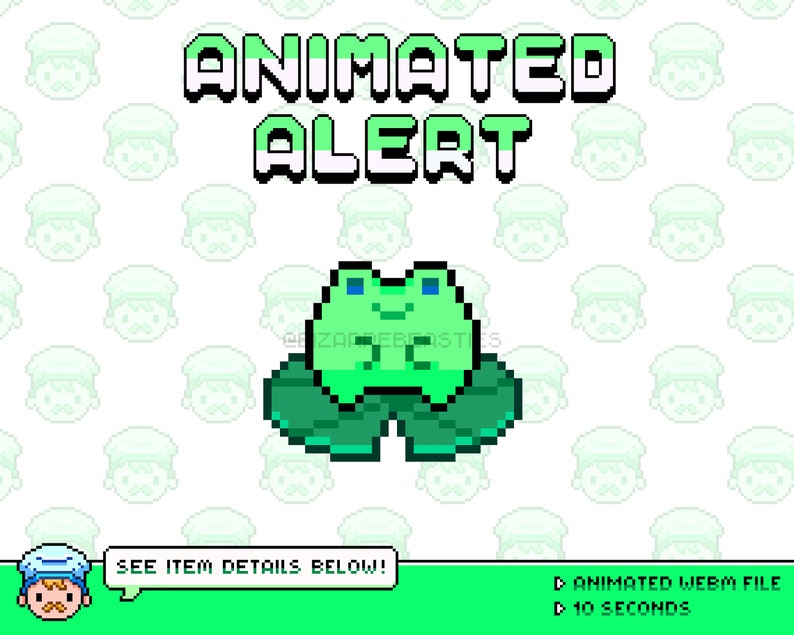 Cute Animated Stream Alert Twitch Alert Alert Box Animated - Etsy Australia