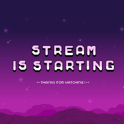 Cute 3x Premium Animated Twitch Offline Banners 8bit Pixel | Etsy Cute 3x Premium Animated Twitch Offline Banners 8bit Pixel | Etsy