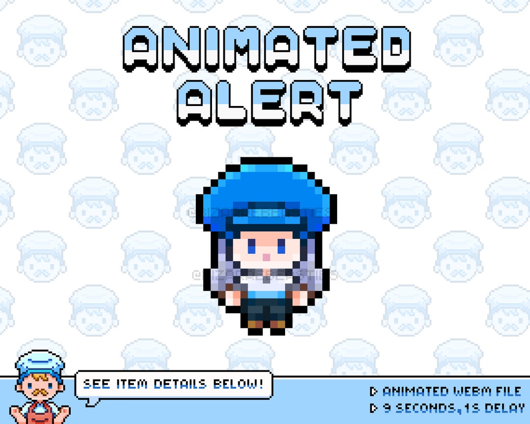 Cute Animated Stream Alert Twitch Alert Alert Box Animated - Etsy