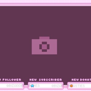 Pixel Art Animated Twitch Overlay Pack: Webcams, Fullscreen Stream ...