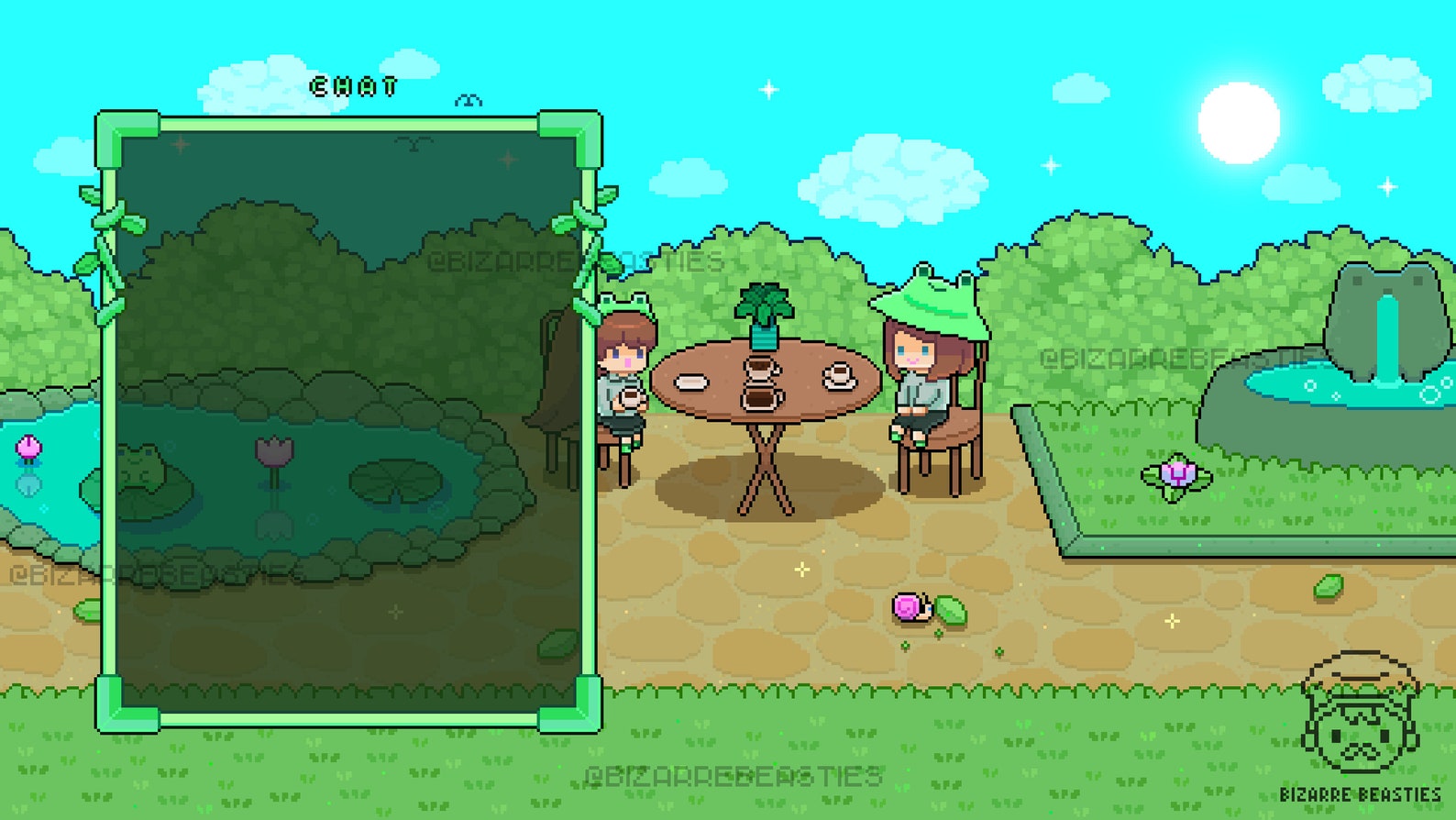Premium Animated Stream Overlay ~ Cute Pixel Art Twitch Overlay, Just ...