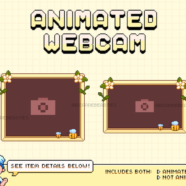 Pixel Twitch Overlays - Etsy