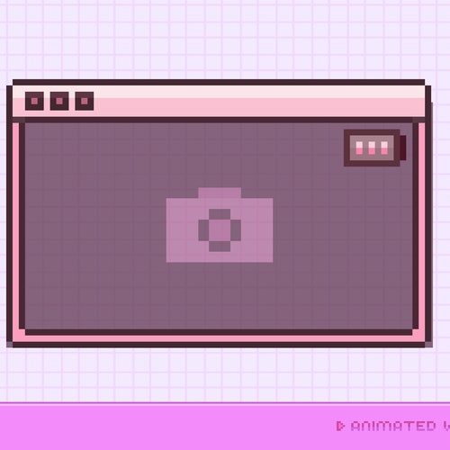 Cute Animated Webcam Overlay 8bit Pixel Art All-in-one GIF - Etsy