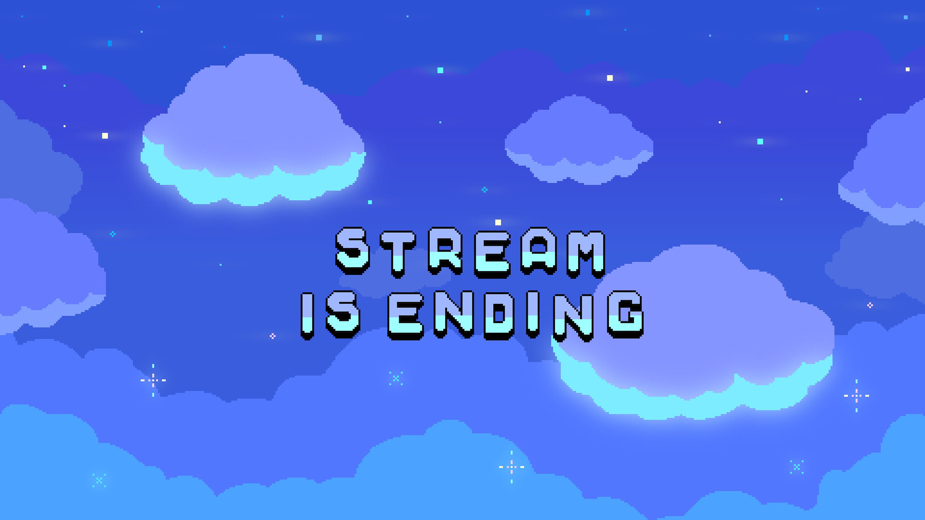 Cute 4x Animated Twitch Stream Screens Pack 8bit Pixel Art | Etsy