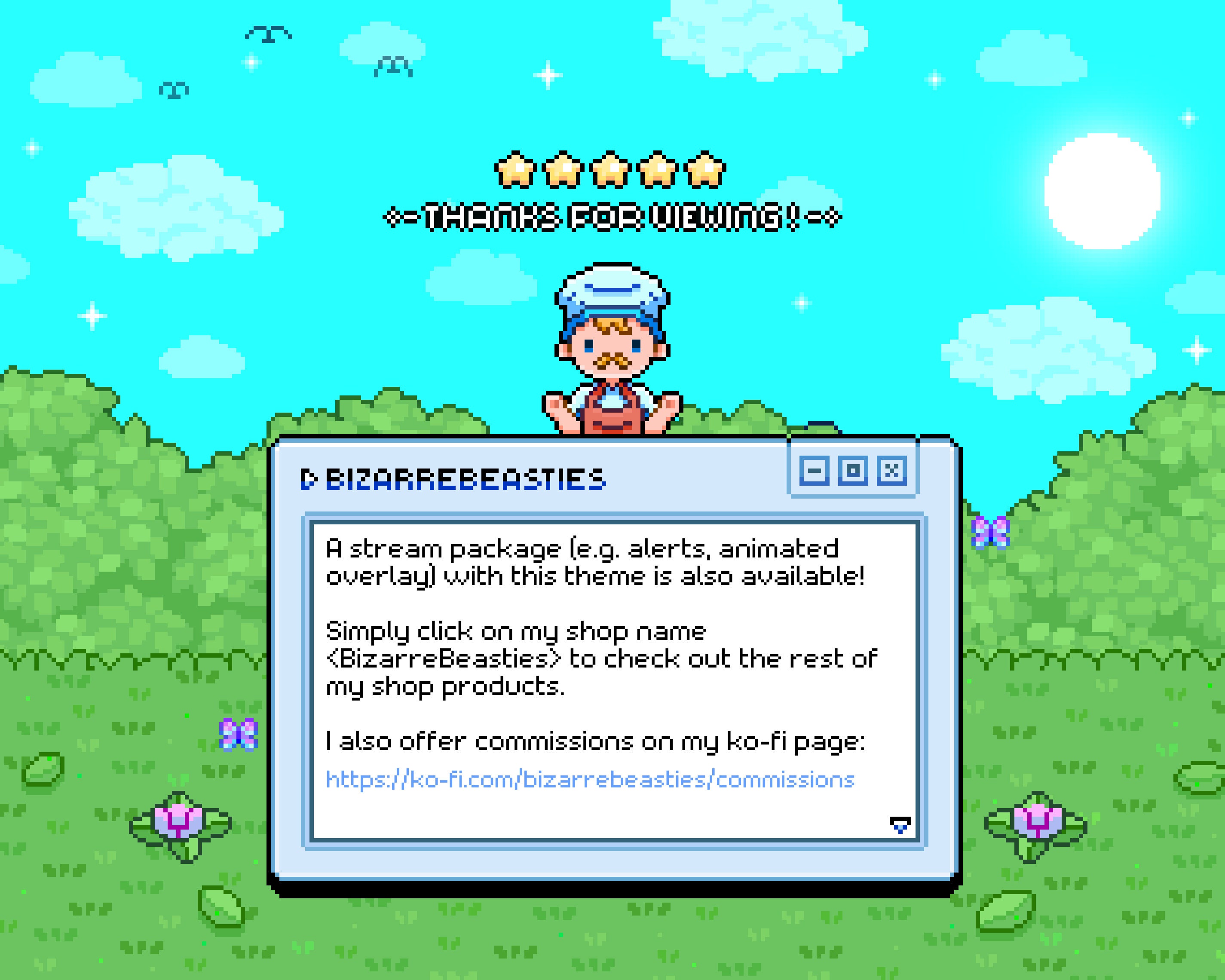 Cute Animated Stream Alert ~ Twitch Alert, Animated Alert, Pixel Art ...