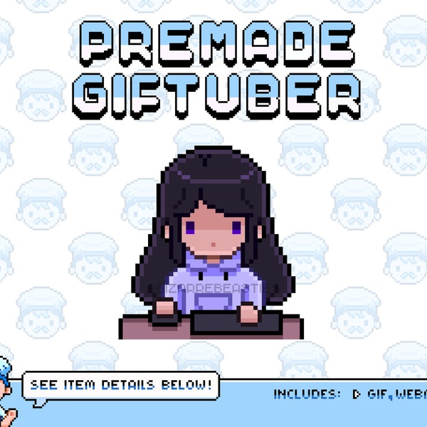 Vtuber Pixel Art - Etsy
