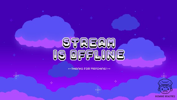 Digital Art & Collectibles Offline Cute 4x Animated Twitch Stream ...