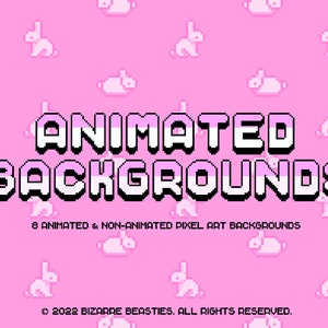 8x Cute Animated Backgrounds Pack for Streaming, Twitch, Youtube, Zoom ...