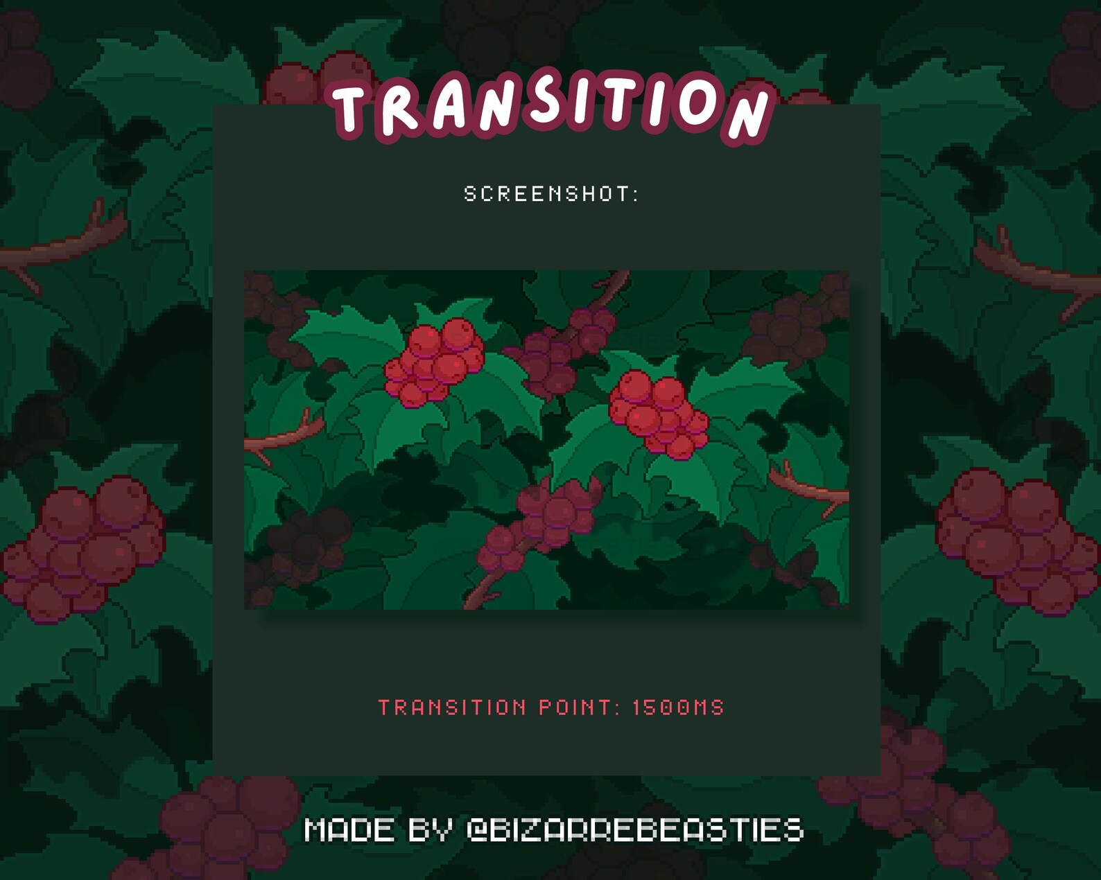 Animated Twitch Stinger Transition - Cute Pixel Art Animation Stream ...