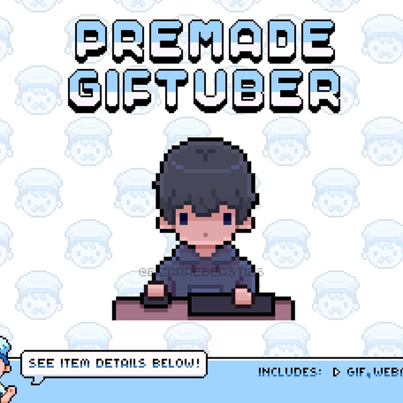 Vtuber Pixel Model - Etsy