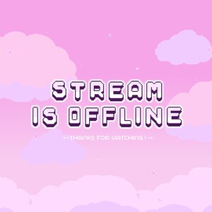 Cute 4x Animated Twitch Stream Screens 8bit Pixel Art Offline Banners ...