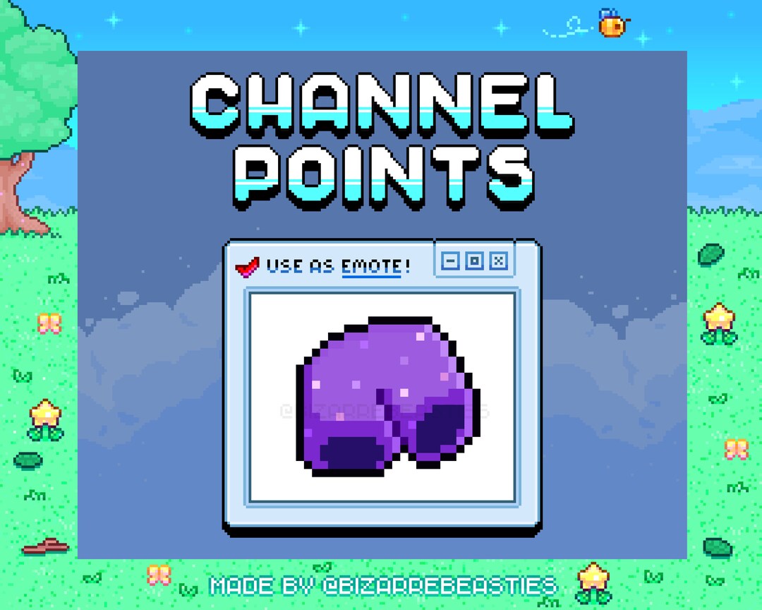 Twitch Emote or Channel Point Cute Pixel Art Emotes Stream - Etsy