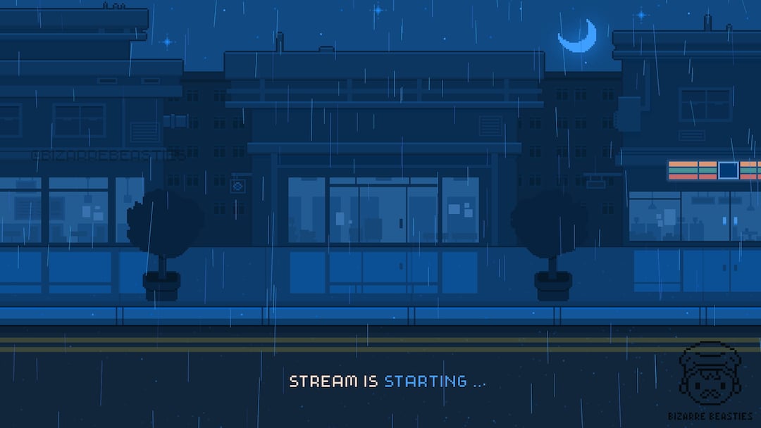 Cute 4x Animated Twitch Stream Screens Pack~ 8bit Pixel Art Animation ...