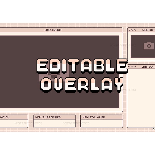 Windows Twitch Overlay - Etsy