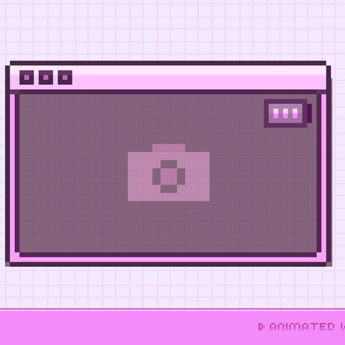 Cute Animated Webcam Overlay 8bit Pixel Art All-in-one GIF - Etsy