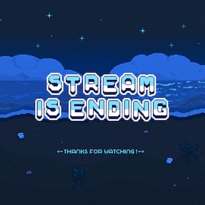 Cute 4x Animated Twitch Stream Screens 8bit Pixel Art Offline Banners ...