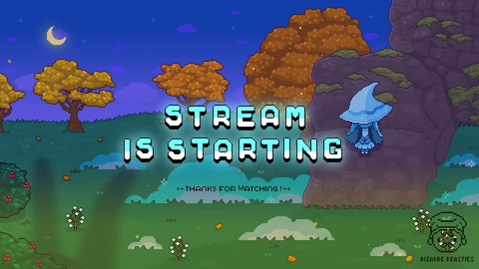 4x Cute Premium Twitch Animated Offline Banners ~ Pixel Art Stream ...