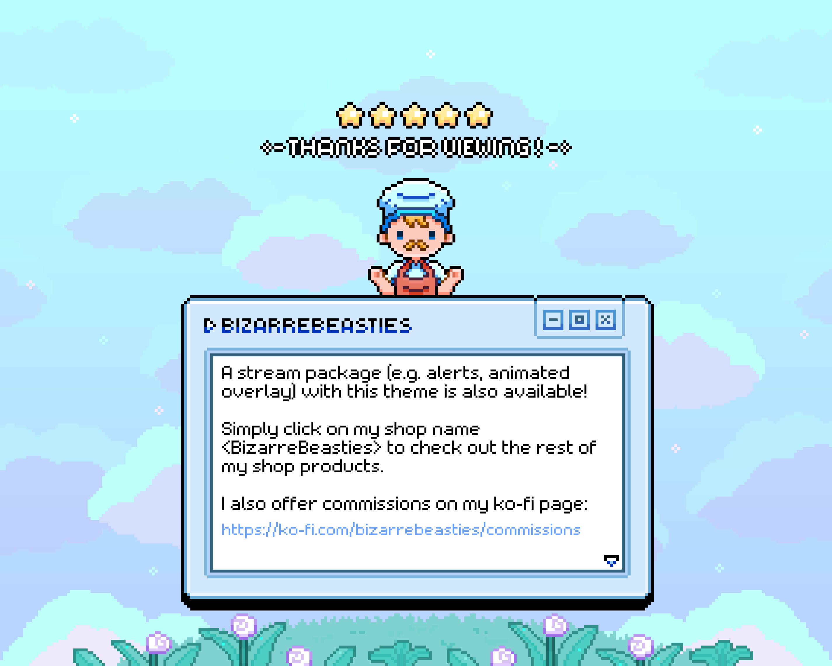 Cute Pixel Art Animated Stream Scenes - Offline Banners, Loading ...
