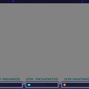 Premium Animated Twitch Overlay Cute Pixel Art Stream Overlay, Just ...
