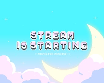 Cute 4x Animated Twitch Stream Screens Pack 8bit Pixel Art - Etsy