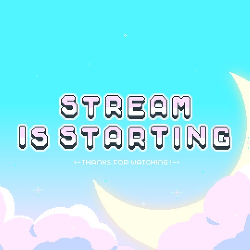 Animated Twitch Pixel Space Screens - Etsy