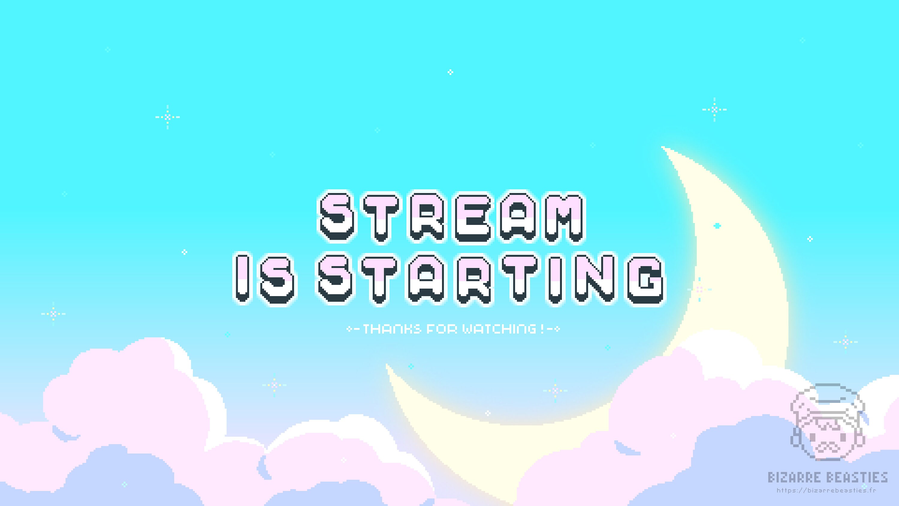 Cute 4x Animated Twitch Stream Screens Pack 8bit Pixel Art - Etsy Canada