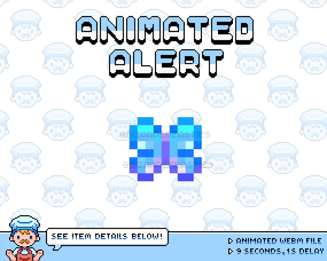 Cute Animated Stream Alert ~ Twitch Alerts, Alert Box, Animated Alerts ...