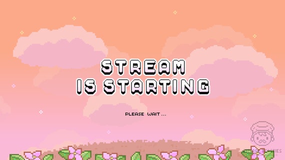 Cute 3x Animated Twitch Stream Screens Pack 8bit Pixel Art - Etsy UK