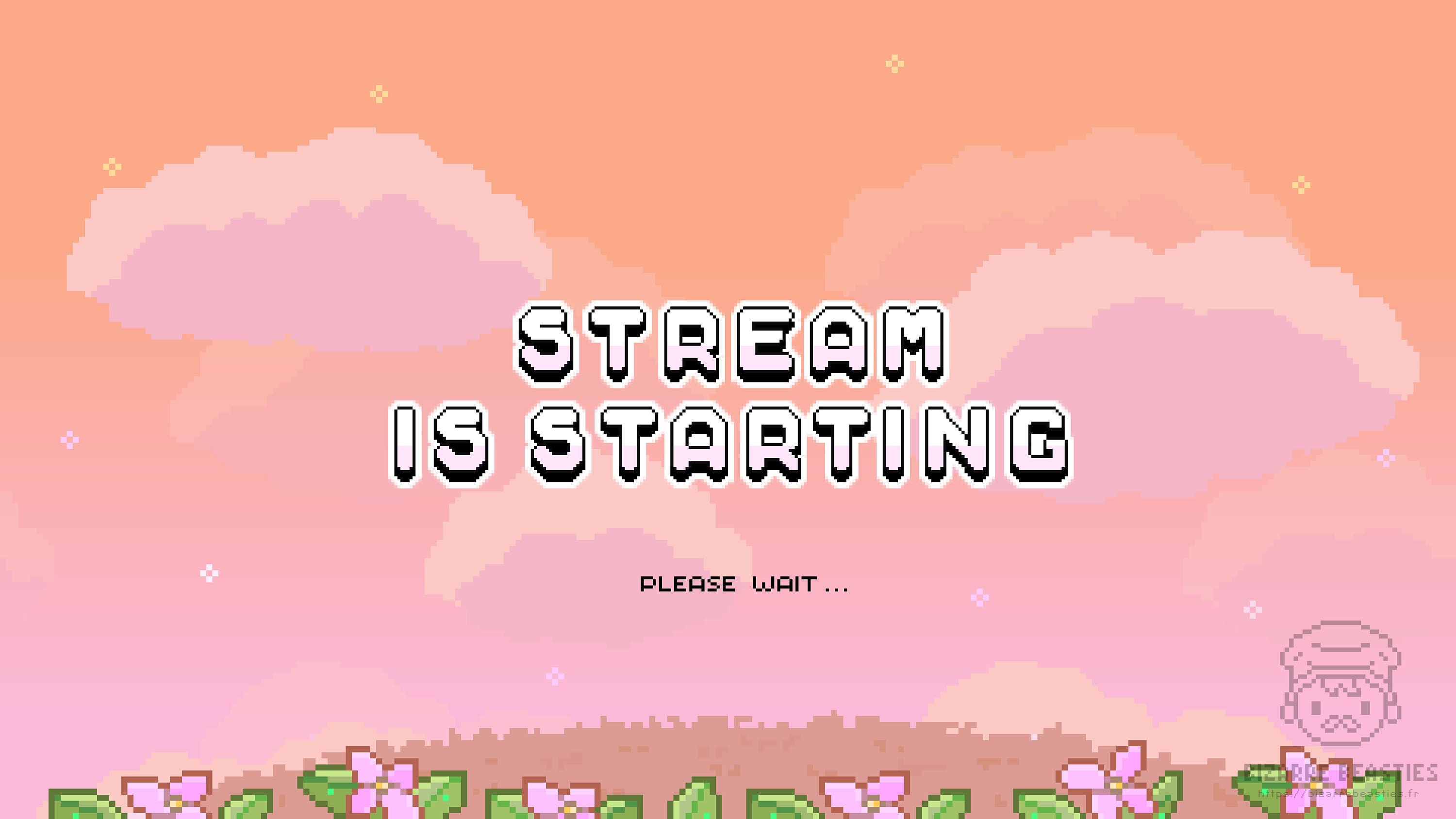 Cute 3x Animated Twitch Stream Screens Pack 8bit Pixel Art | Etsy