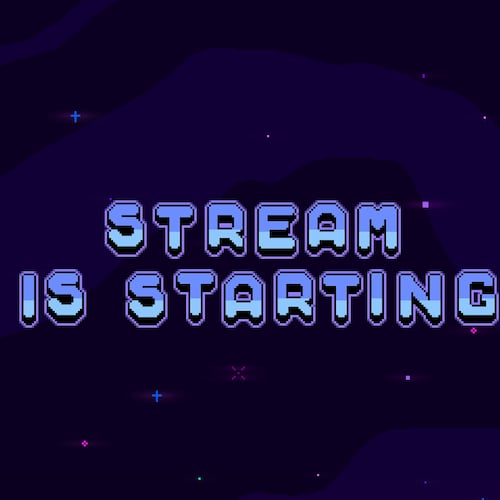 ANIMATED Space Explorer Twitch Screens Stream Starting Soon - Etsy
