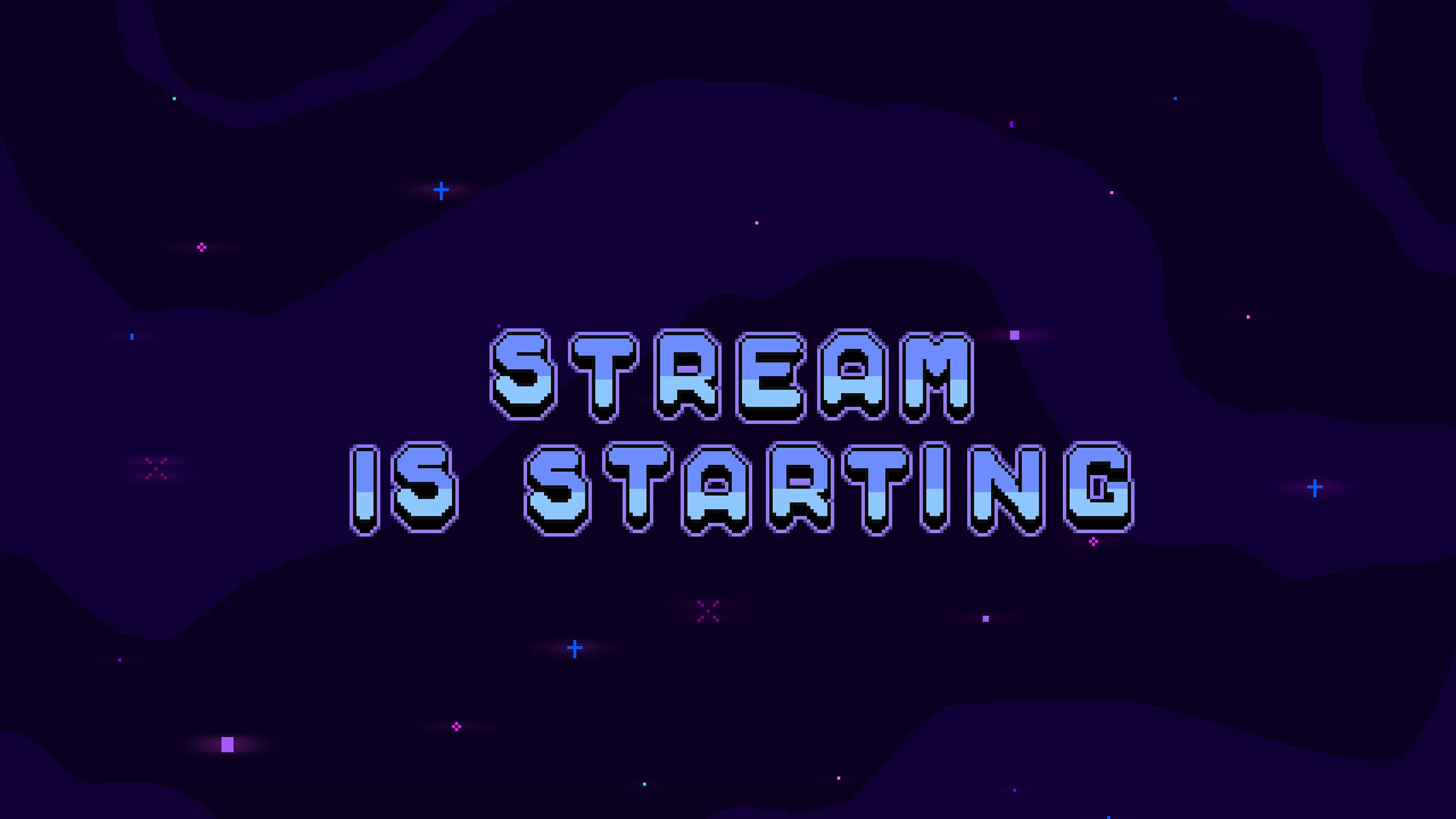 Cute 4x Animated Twitch Stream Screens Pack 8bit Pixel Art | Etsy