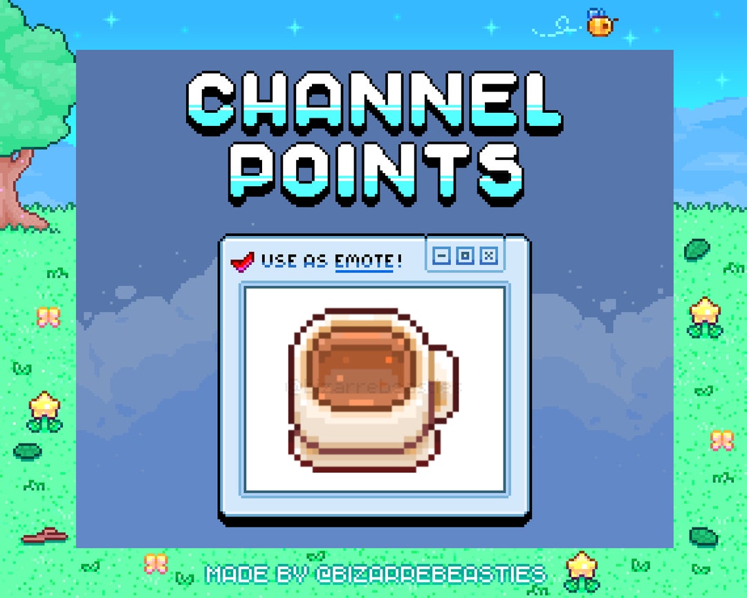 Twitch Emote or Channel Point Pixel Art Stream Rewards - Etsy