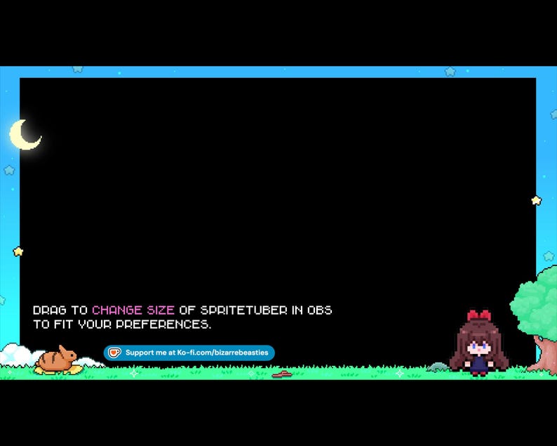 Animated Pixel Art Sprite-tuber Model - Premade Vtuber Assets, Cute ...