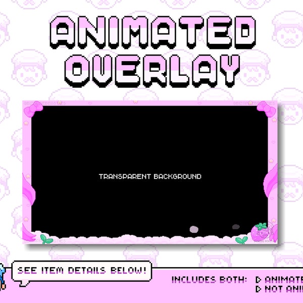 Kawaii Obs Overlay - Etsy