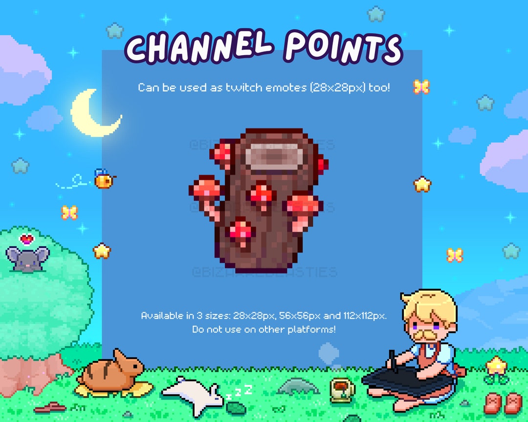 Twitch Emote / Channel Point / Digital Sticker / Stream Decor - Pixel ...