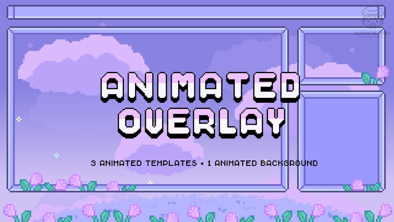 Pixel Art Animated Twitch Package Animated Overlays - Etsy