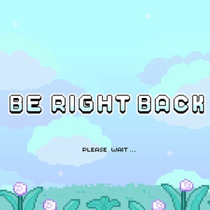 Cute Pixel Art Animated Stream Scenes Offline Banners - Etsy