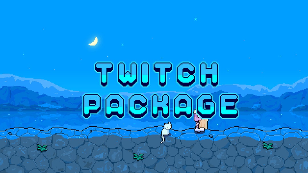 Niedliches Full Twitch Paket 8bit Pixel Art animierte - Etsy.de