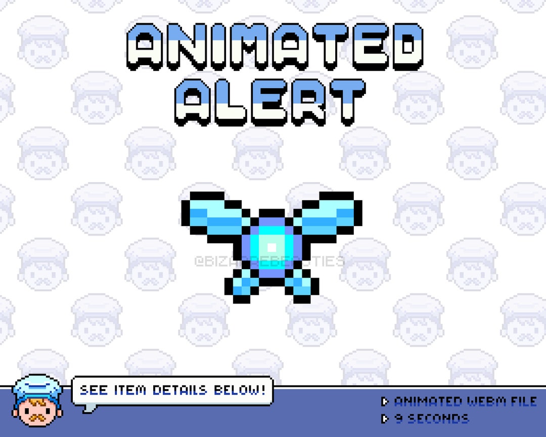 Cute Animated Stream Alert ~ Twitch Alert, Alert Box, Animated Alert ...