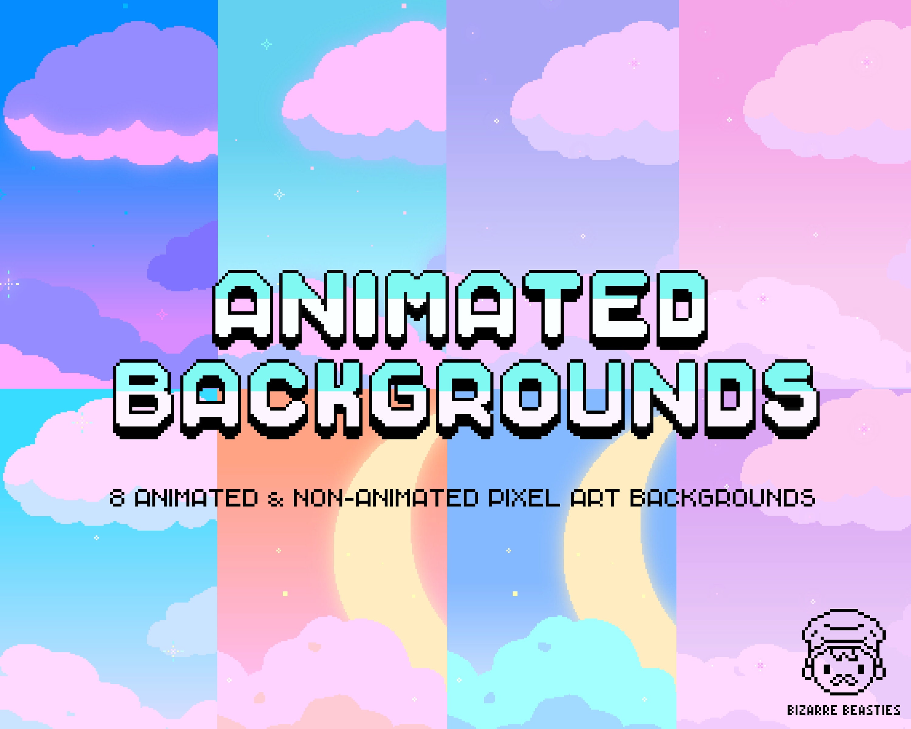 Cute Pixel Background