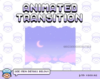 Cute Animated Twitch Stinger Transition Animated Stream Transitions ...