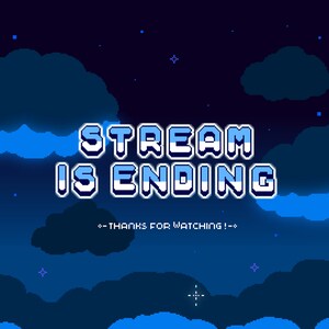 Cute 4x Animated Twitch Stream Screens ~ 8bit Pixel Art Offline Banners ...