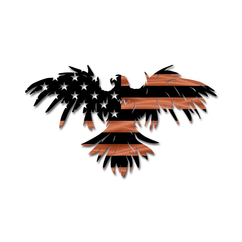 Rising Eagle American Flag - Etsy