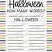 INSTANT DOWNLOAD Halloween Activity Sheet Printable - Halloween Game ...