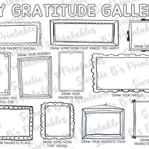INSTANT DOWNLOAD Thanksgiving Gratitude Coloring Sheet - Friendsgiving ...