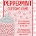 INSTANT DOWNLOAD Guess How Many Peppermints Printable - Holiday ...