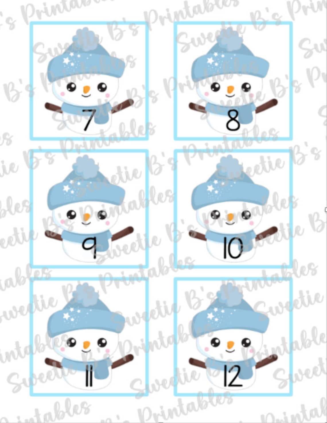 INSTANT DOWNLOAD Winter Scavenger Hunt Printable - Winter Game ...