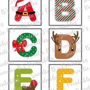 INSTANT DOWNLOAD Elf-abet Hunt Printable Christmas Alphabet Game ...