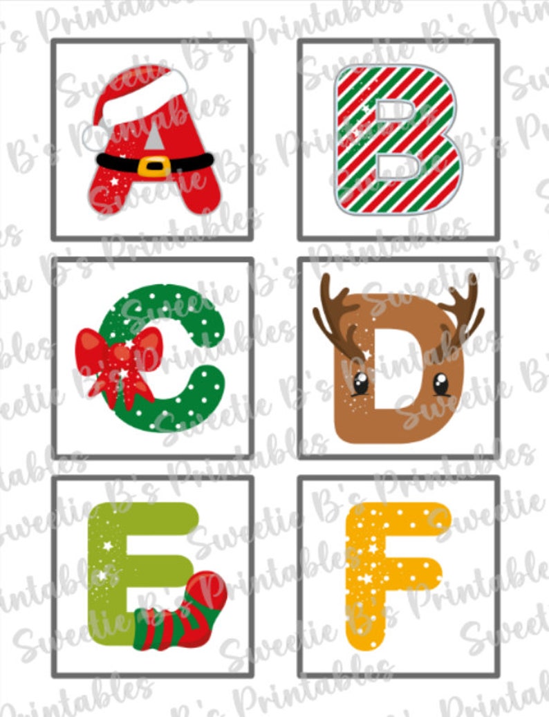INSTANT DOWNLOAD Elf-abet Hunt Printable Christmas Alphabet Game ...